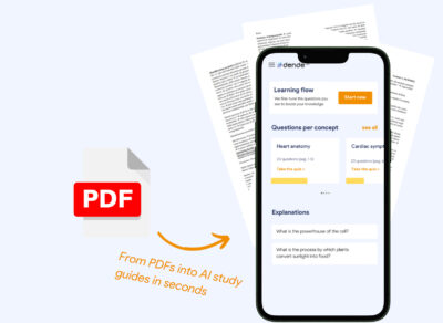 AI Study Guide Maker | Get an actionable plan to exam | dende.ai